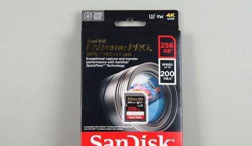 Sandisk Extreme Pro 64Gb 200 Mb/s новая
