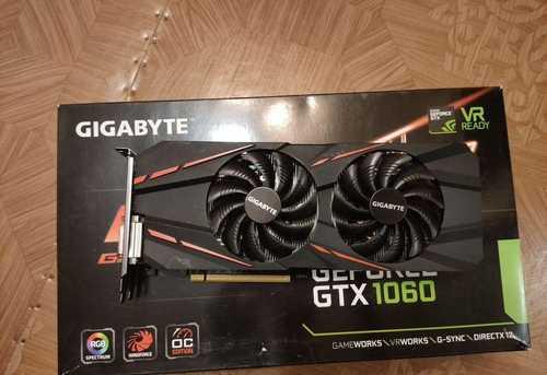 Видеокарта Nvidia gtx 1060 6gb gigabyte