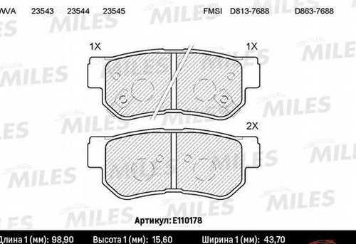 Колодки тормозные задние Elantra, Sonata, Santa Fe