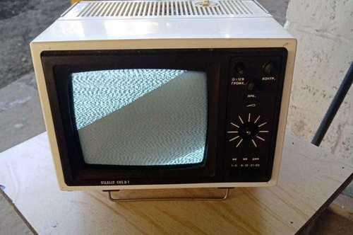 Ретро коллекционный телевизор silelis 405D-1