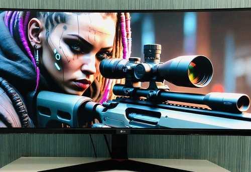 Игр изогн Монитор 34" 2к 144Гц IPS-LG 34UC89G