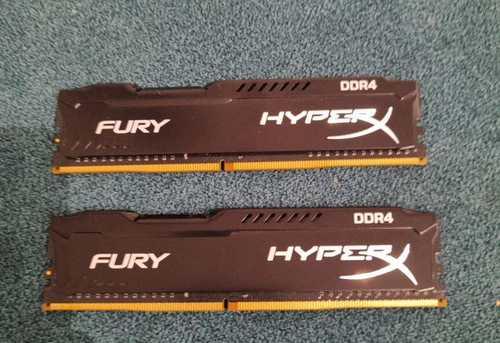 Оперативная память ddr4 Hyperx 2x4Gb