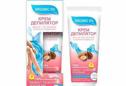 Крем-скраб для депиляции Organic Oil для ног, рук