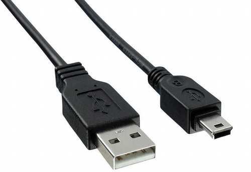 Кабель USB - mini USB 100см (black)