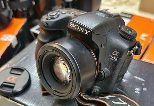 Зеркальный фотоаппарат sony A77 II + допы