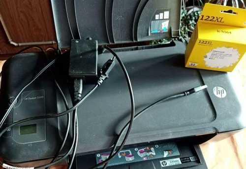 Принтер струйный hp J210a, адаптер, картридж