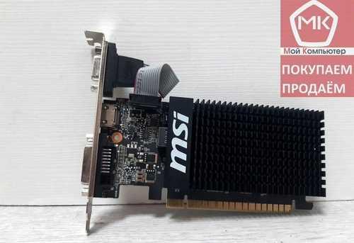 Видеокарта MSI GT 710 1GB (VGA/hdmi/DVI, Silent)