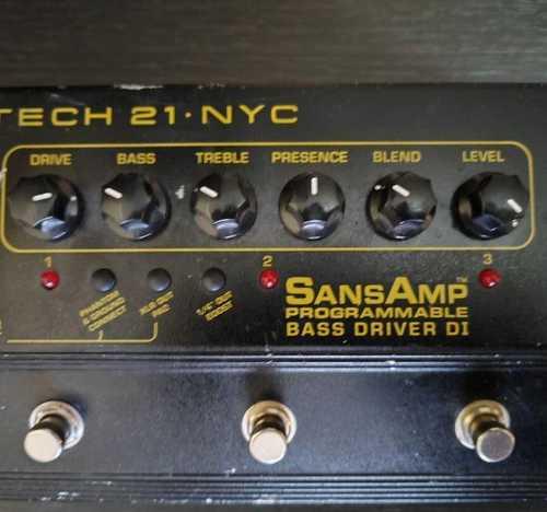 Sansamp bass driver programmable