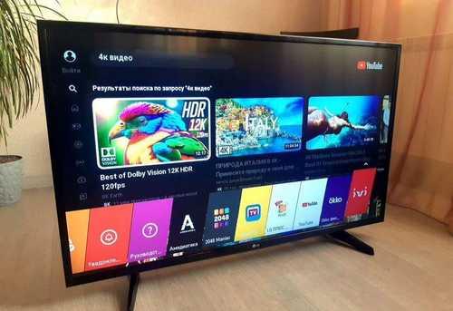 Большой красочный LG 43" Smart TV, Wi-Fi