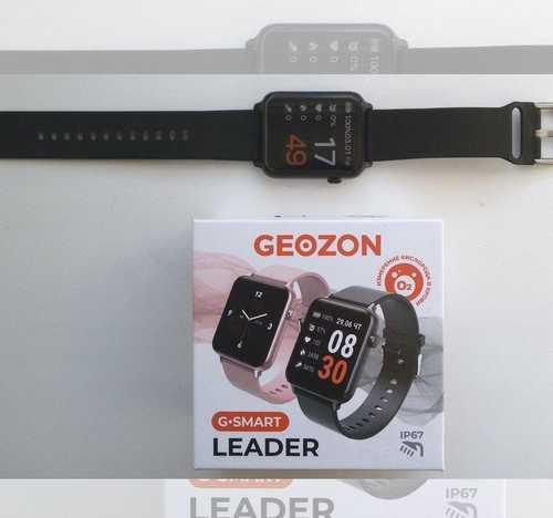 Смарт часы Geozon Leader черные