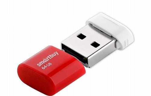 Флешка USB SmartBuy lara 64GB red
