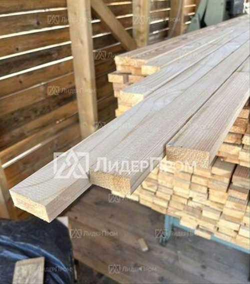 Брусок сухой строганый 20 x 45 сoрт ав