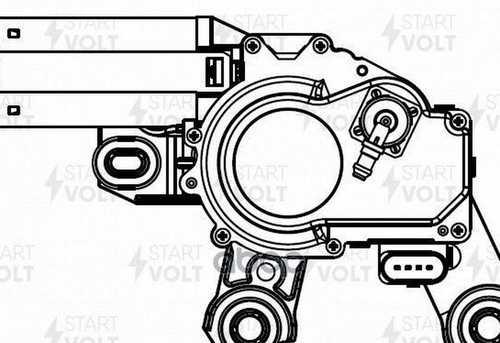 Электродвигатель стеклоочистителя VWB1809 start