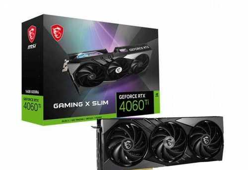 Видеокарта MSI RTX 4060 Ti gaming X slim 16GB