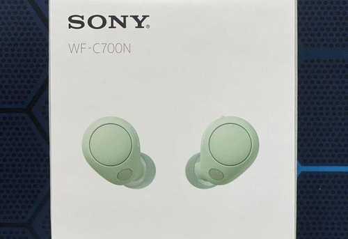 Беспроводные наушники Sony WF-C700N (зеленые)