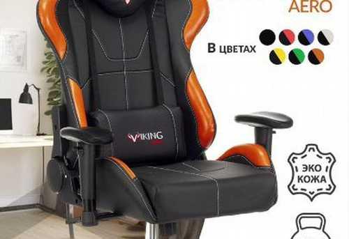 Кресло для геймеров Zombie viking 5 aero черный/ор