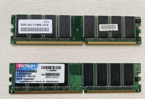 Оперативная память DDR1 512Mb