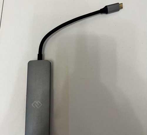 Док станция (USB хаб) Digma DS-740UC-GL