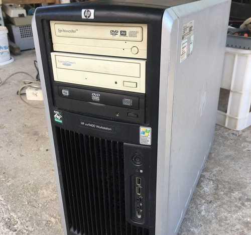 Сервер HP xw 9400 KVM переключатель.Корпус серверн