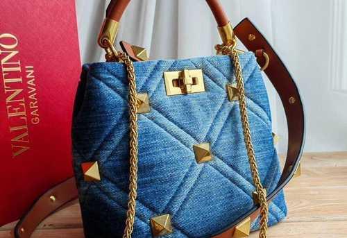 Новая женская сумка Valentino синяя