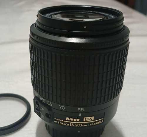 Объектив для Nikon af-s Nikkor 55-200 1:4-5,6G ED