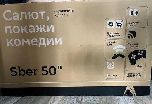 Телевизор Sber SDX-50U4126, 50"(127 см), UHD 4K