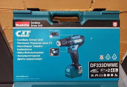 Аккумуляторная дрель-шуруповерт Makita CXT DF333DW