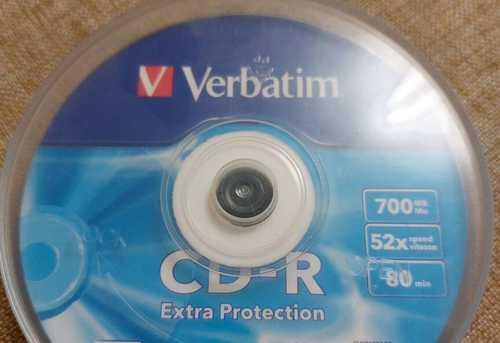 Болванки Verbatim cd r 10 штук