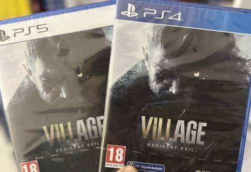 Resident evil 8 village ps4/ps5 новый диск