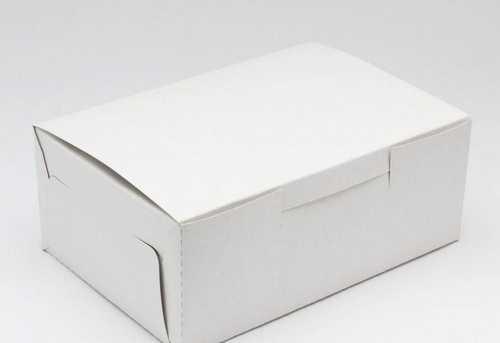 Коробка для пирожных белая 200*140*80мм