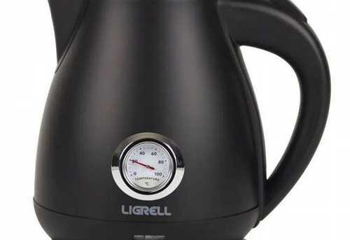 Чайник с термометром ligrell LEK-1728 черный
