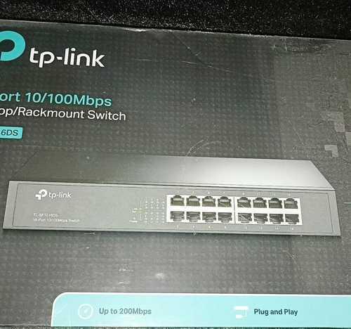 Сетевой коммутатор TP-Link TL-SF1016DS 16 портов 1