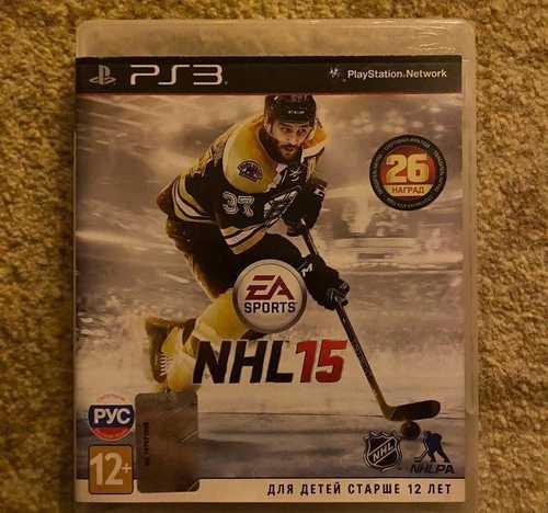 NHL 15 ps3 диск