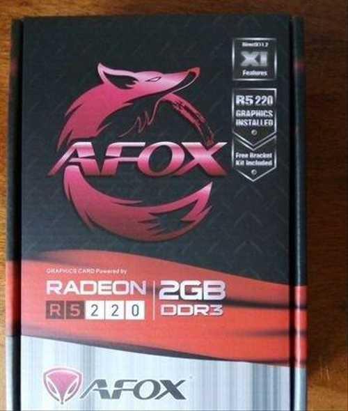 Видеокарта Afox R5 220 2GB DDR3 (новая, гарантия)