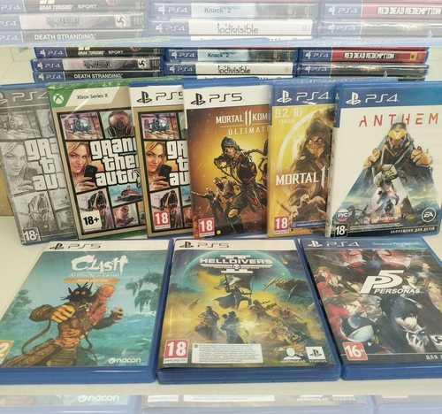 PS5 GTA/ Helldivers/ CLash/ Persona/ MK 11/ Anthem