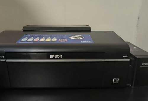 Принтер струйный Epson l805, цветной