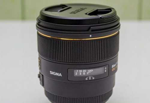 Sigma 85mm F1.4 EX DG HSM для Canon