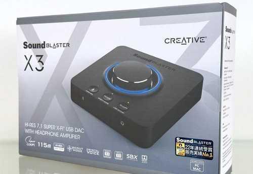 Новые Creative Sound Blaster X3