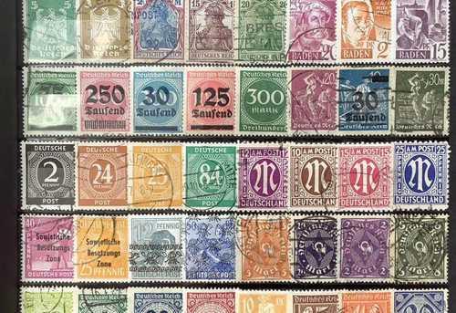 Германия старая коллекция марок