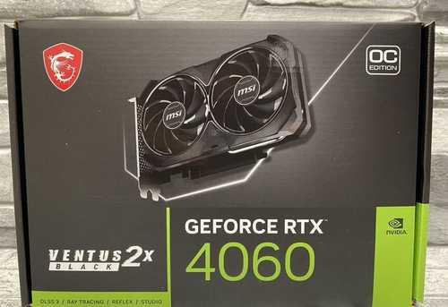 MSI Nvidia GeForce RTX 4060 Ventus 2X Black 8G OC