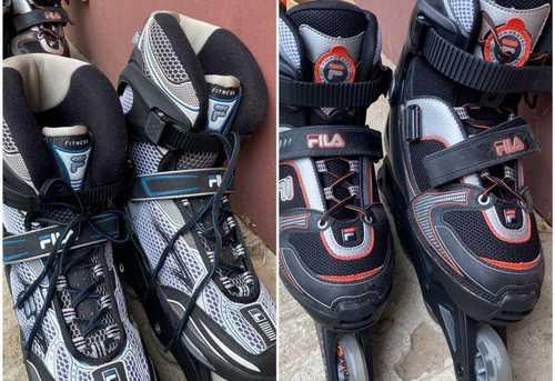 Ролики fila primo comp р45, x-one red р38-41