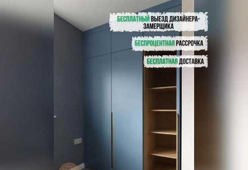 Шкаф распашной синий