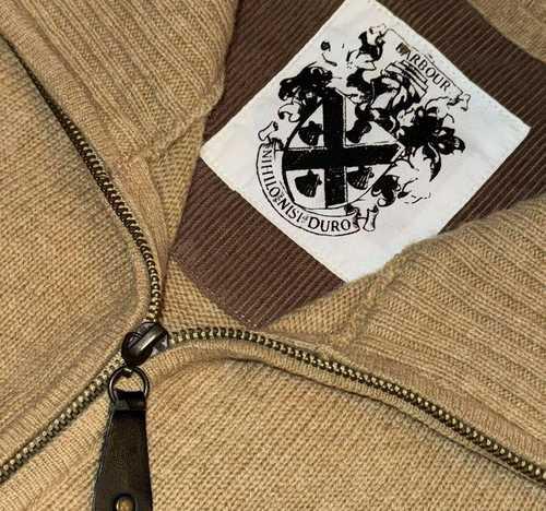 Кофта Barbour Cord Patch Ful Zip, оригинал