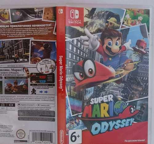 Super mario odyssey картридж