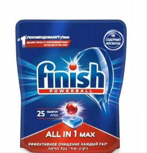 Таблетки для посудомоечных машин Finish All in 1
