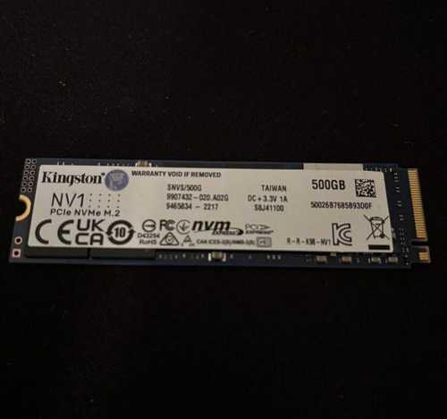 Ssd m2 kingston 500gb