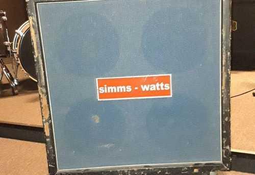Simms-Watts кабинет 4х12, 70е г.г Marshall Hiwatt