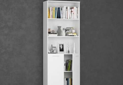 Белый стеллаж, книжный шкаф с полками как IKEA