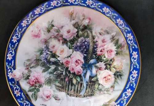 Коллекционная фарфоровая тарелка Лена Лю