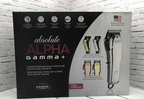 Машинка для парикмахеров gamma+ alpha absolute